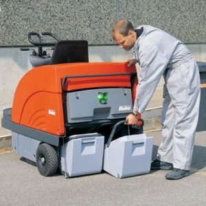 Hako Jonas 900V Hire Petrol Ride-on Sweeper